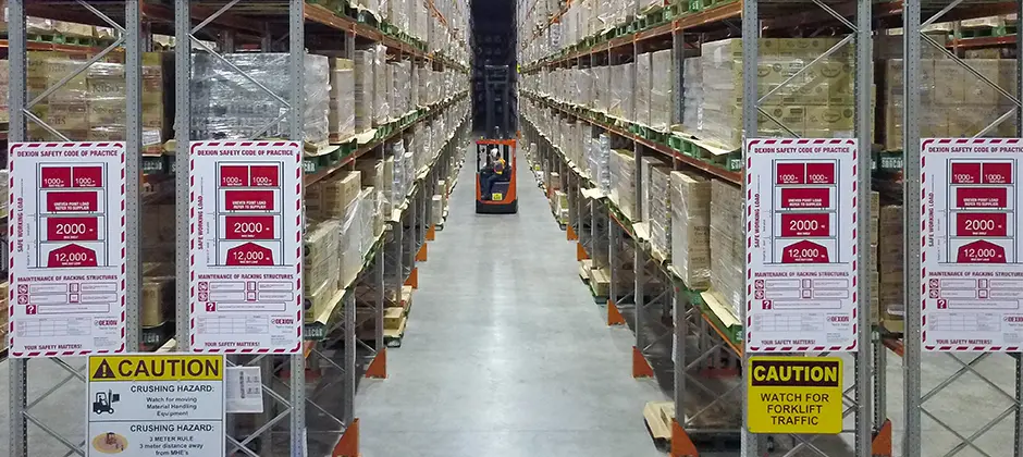 Safe Work Load Signs - Dexion Australia